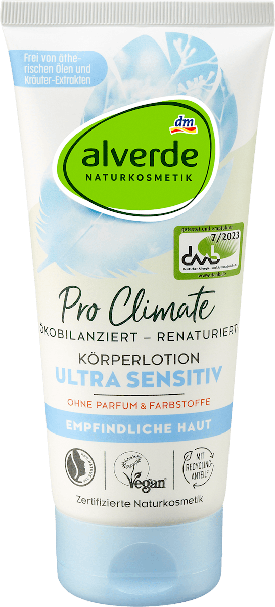 alverde NATURKOSMETIK Pro Climate Körperlotion Ultra Sensitiv, 200 ml | dm.at
