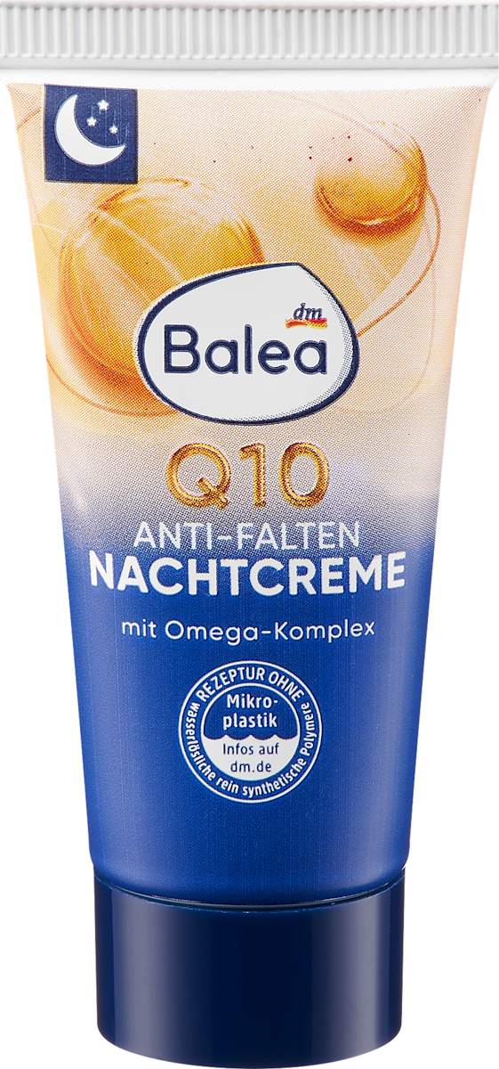 Balea Q10 noćna krema za lice protiv bora, 15 ml | dm.rs