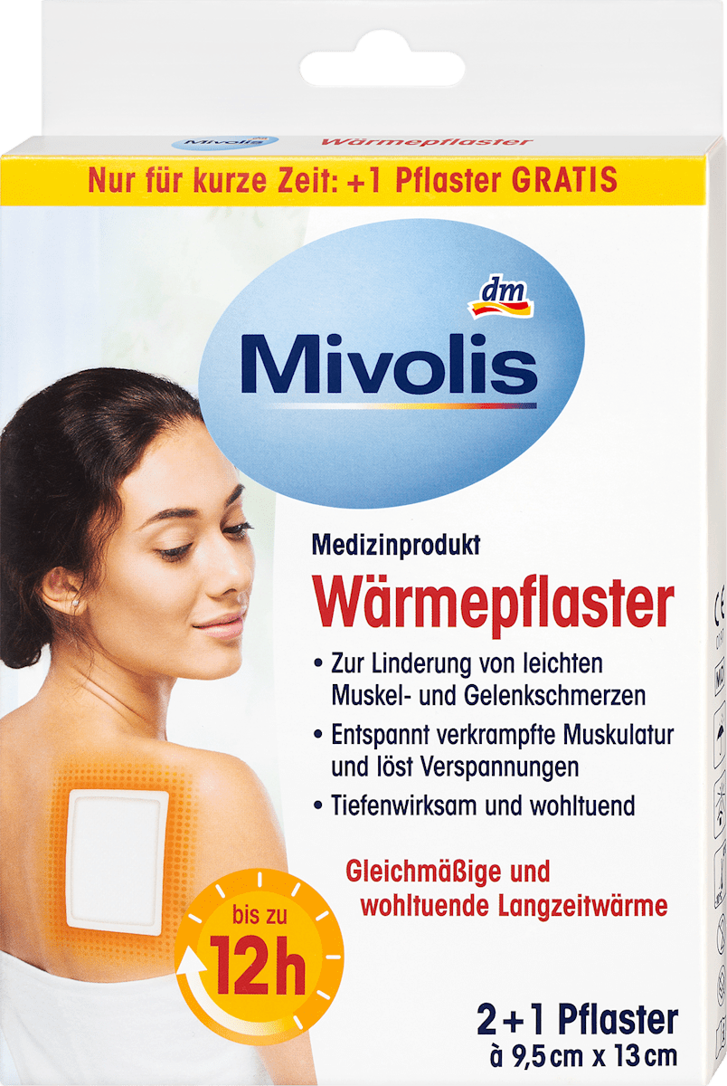 Mivolis Wärmepflaster + 1 Gratis, 3 St | dm.at
