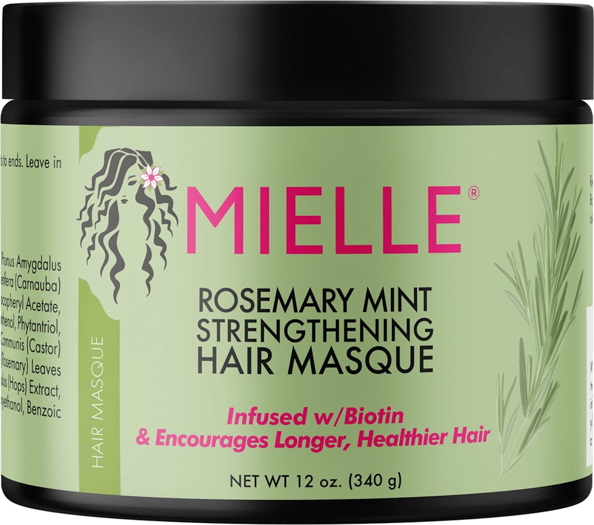 MIELLE Mască de păr cu rozmarin și mentă, 340 ml | dm.ro