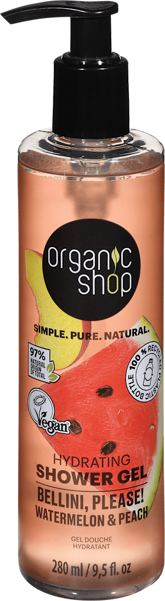 organic shop Gel za tuširanje Watermelon & Peach, 280 ml | dm.si