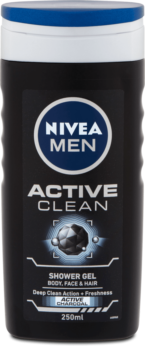 NIVEA MEN Active Clean gel za tuširanje, 250 ml | dm-drogeriemarkt.ba