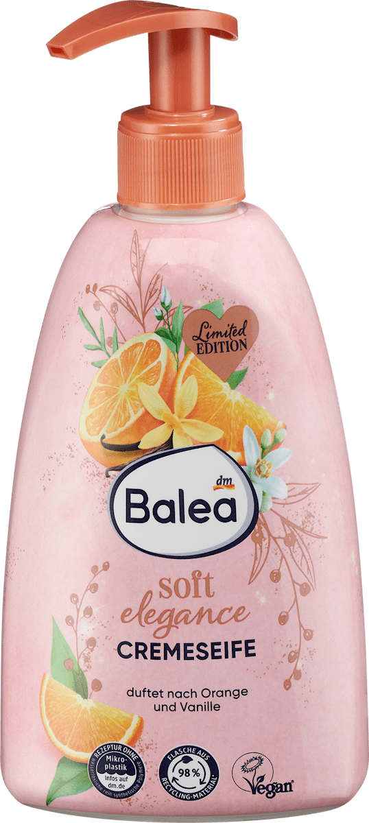 Balea Cremeseife Soft Elegance, 500 ml dauerhaft günstig online kaufen | dm.de