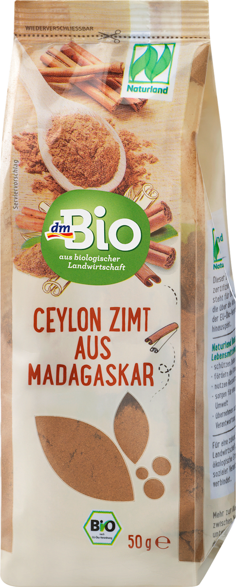 dmBio Naturland skořice mletá, 50 g | dm.cz