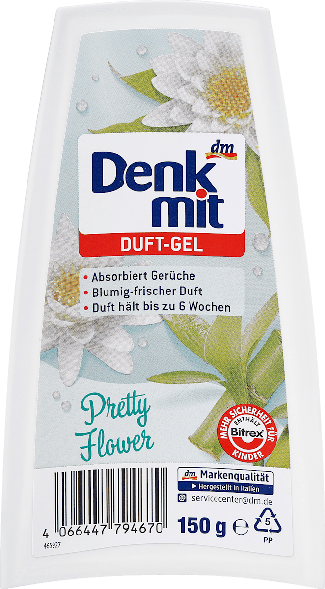 Denkmit Lufterfrischer Duft-Gel Pretty Flower, 150 g dauerhaft günstig ...