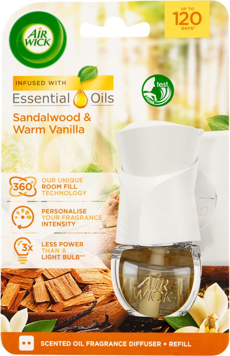 Air Wick Elektrický osviežovač vzduchu a náplň Essential Oils ...