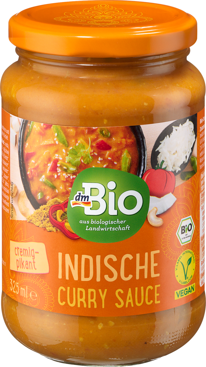 dmBio Indijski curry sos, 325 ml | dm-drogeriemarkt.ba