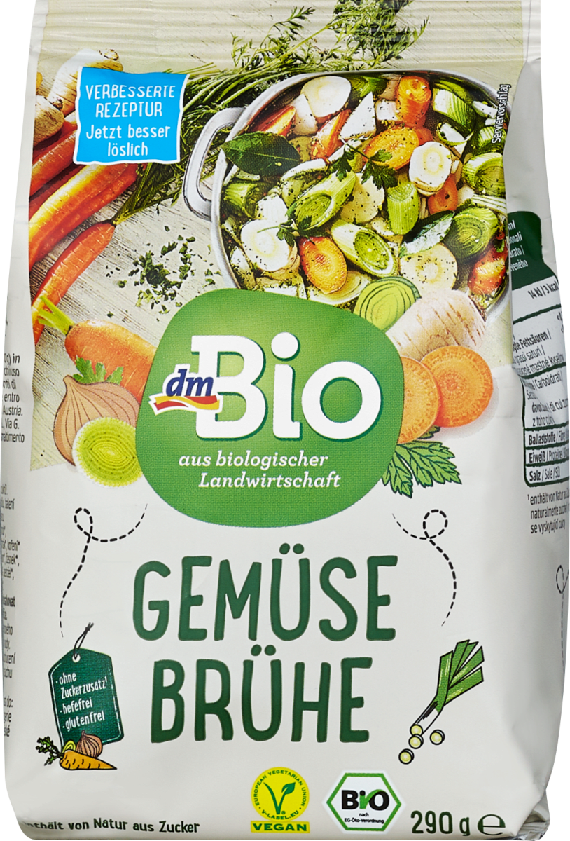 dmBio Bază pentru supă de legume, 290 g | dm.ro