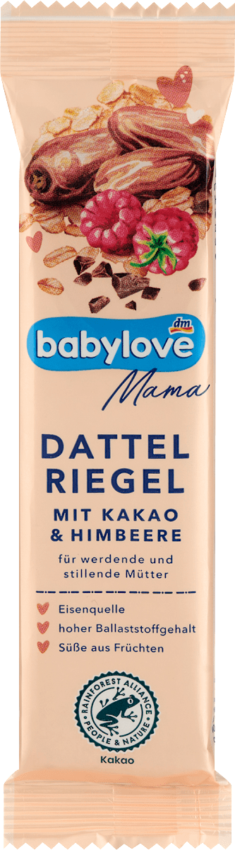 babylove Mama Dattelriegel Kakao & Himbeere, 40 g dauerhaft günstig ...