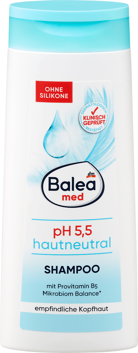 Balea med Shampoo hautneutral, bei empfindlicher Kopfhaut, 300 ml ...