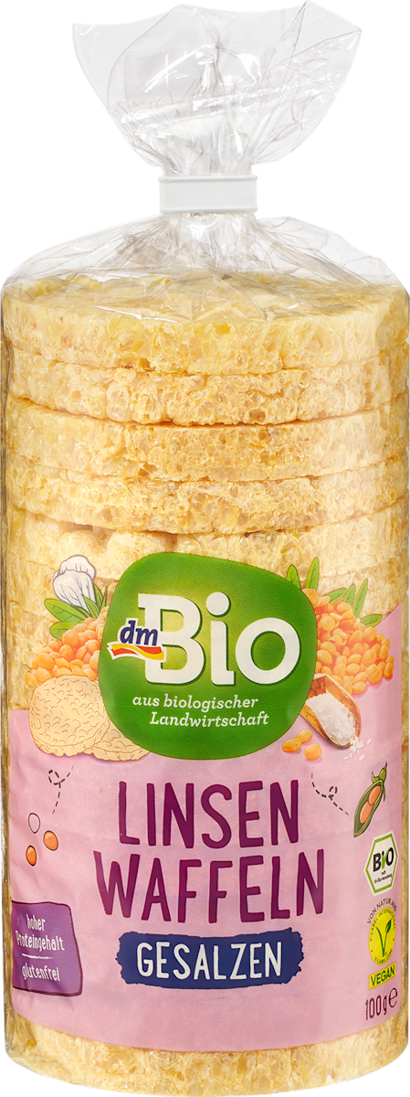 dmBio Linsenwaffeln, 100 g dauerhaft günstig online kaufen | dm.de