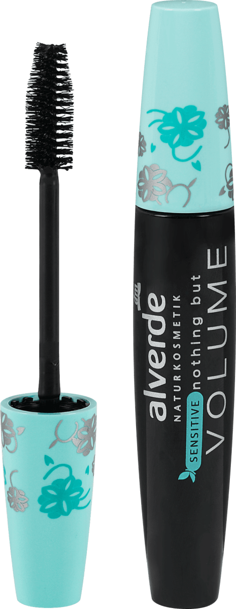 alverde NATURKOSMETIK Maskara Sensitive Nothing But Volume črna, 12 ml ...