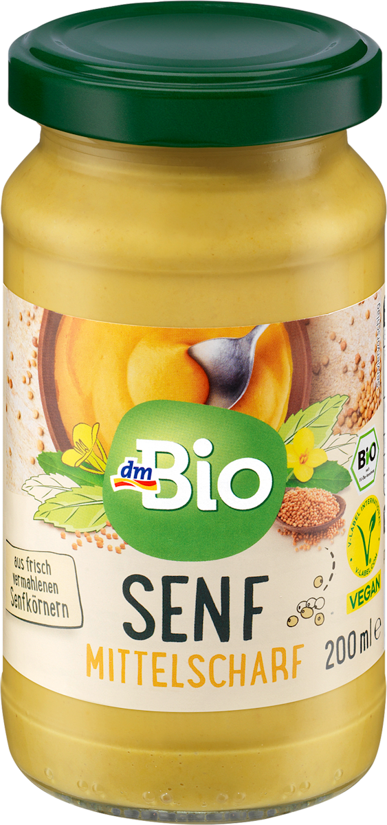 dmBio Bio gorčica, srednje pekoča, 200 ml | dm.si