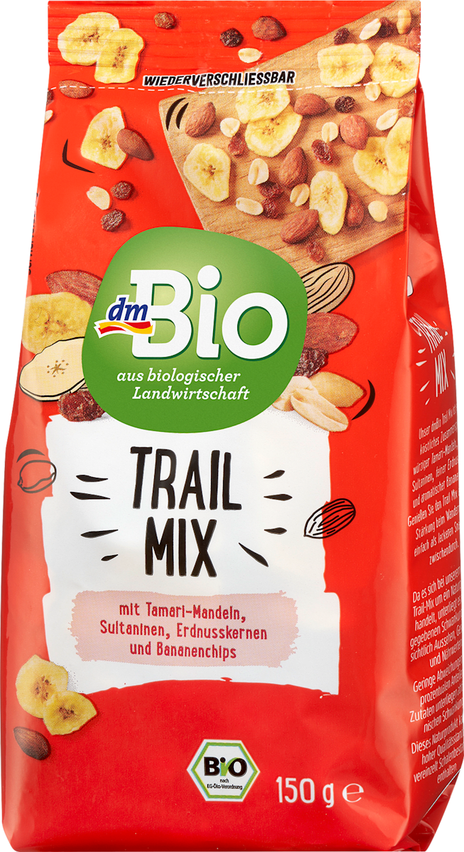 dmBio Zmes orechov Trail Mix, 150 g | mojadm.sk