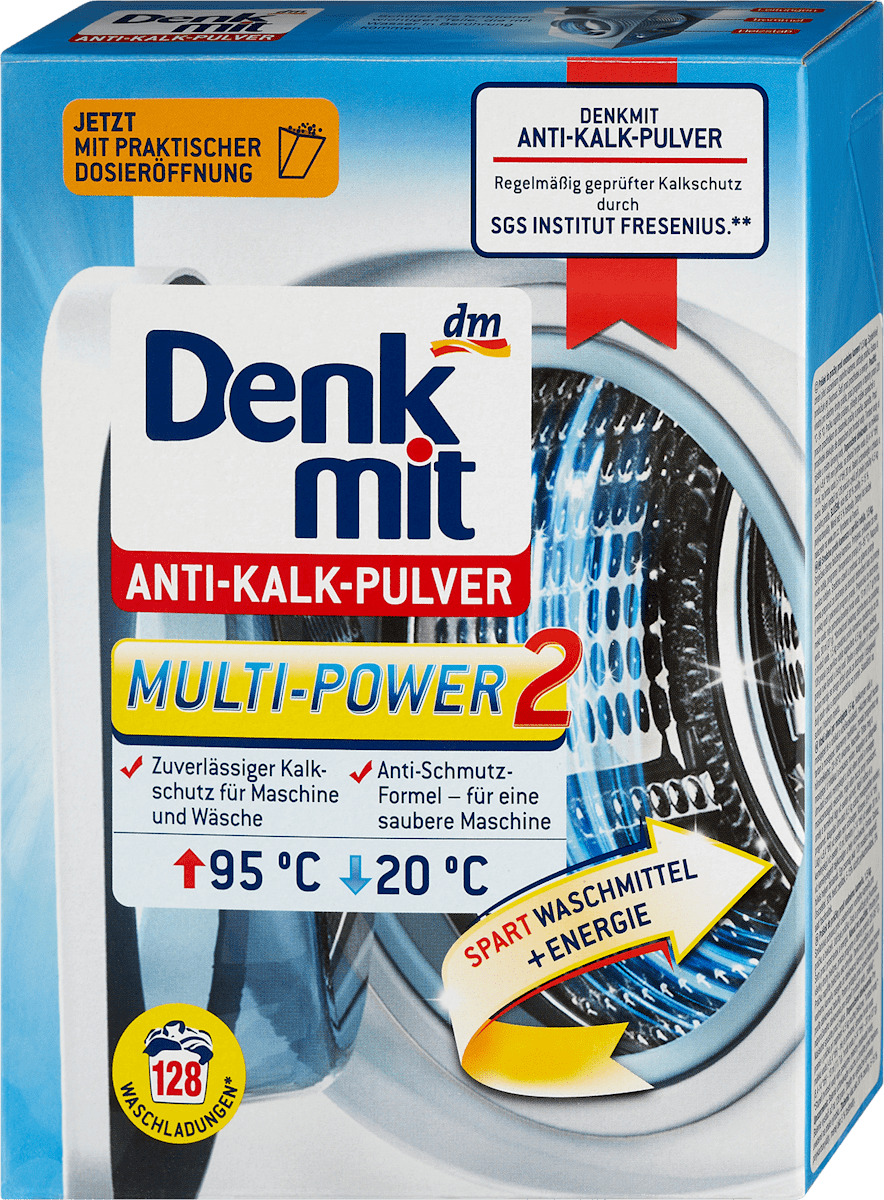 Denkmit Entkalker Pulver für Waschmaschinen, 1,5 kg dauerhaft günstig ...