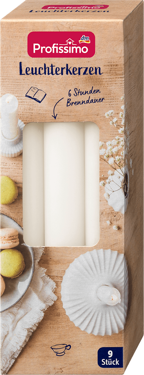 Profissimo Svijeće - boja šampanjca, 9 kom. | dm-drogeriemarkt.ba