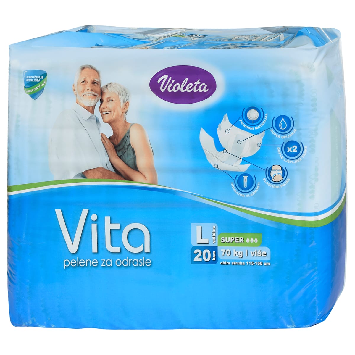 Violeta Vita pelene za odrasle - L super, 20 kom. | dm-drogeriemarkt.ba