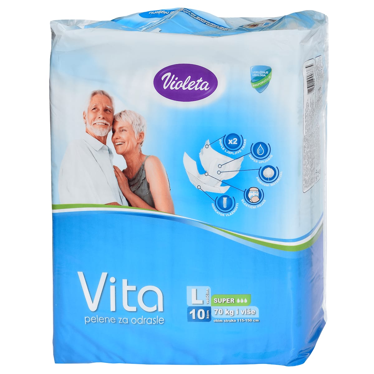 Violeta Vita pelene za odrasle - L super, 10 kom. | dm-drogeriemarkt.ba
