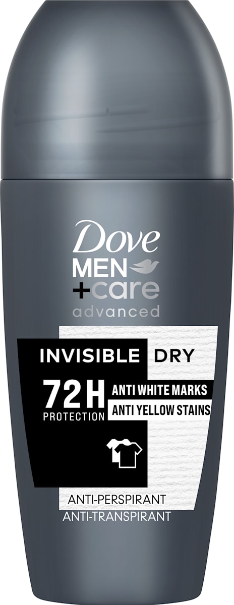 Dove MEN+CARE Део рол-он advanced Invisible Dry 72H, 50 ml | dm България