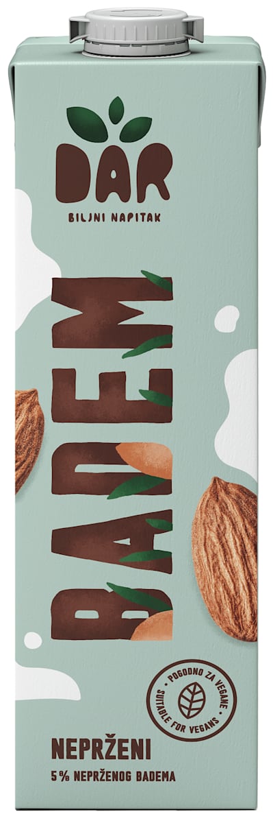 DAR Biljni napitak – neprženi badem, 1 l | dm.hr