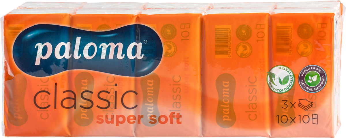 paloma classic super soft papirne maramice, 10 kom | dm.rs