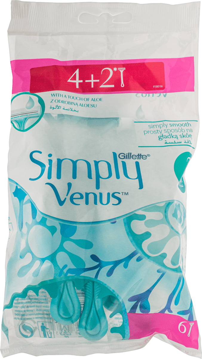Gillette Venus Simply Venus 2 jednokratni brijač, 6 kom. | dm.hr