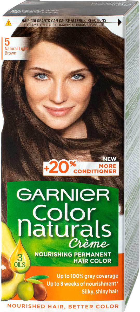GARNIER Color naturals Boja za kosu 5 Natural Light Brown, 1 kom. | dm ...