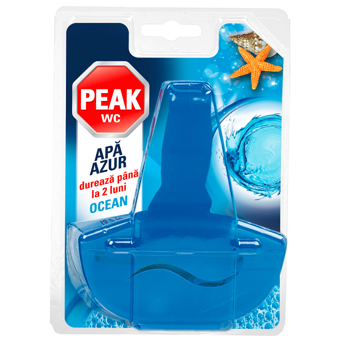 PEAK Odorizant pentru toaletă azur ocean, 55 g | dm.ro