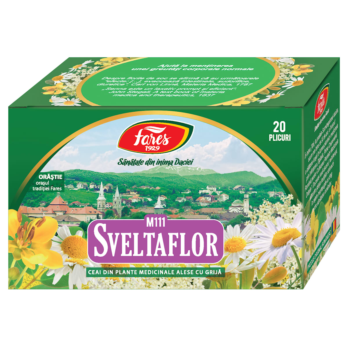 Fares Ceai sveltaflor, 20 buc | dm.ro