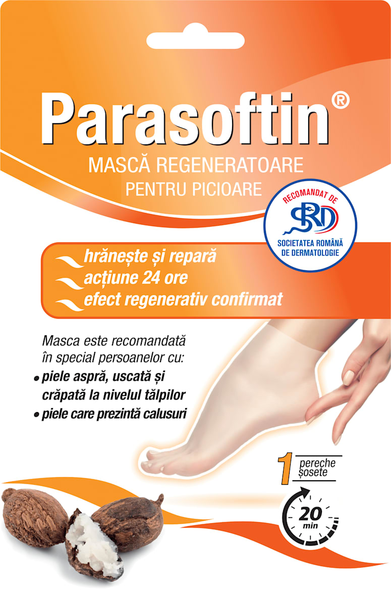 Parasoftin Mască regenerantă pentru picioare, 1 buc | dm.ro