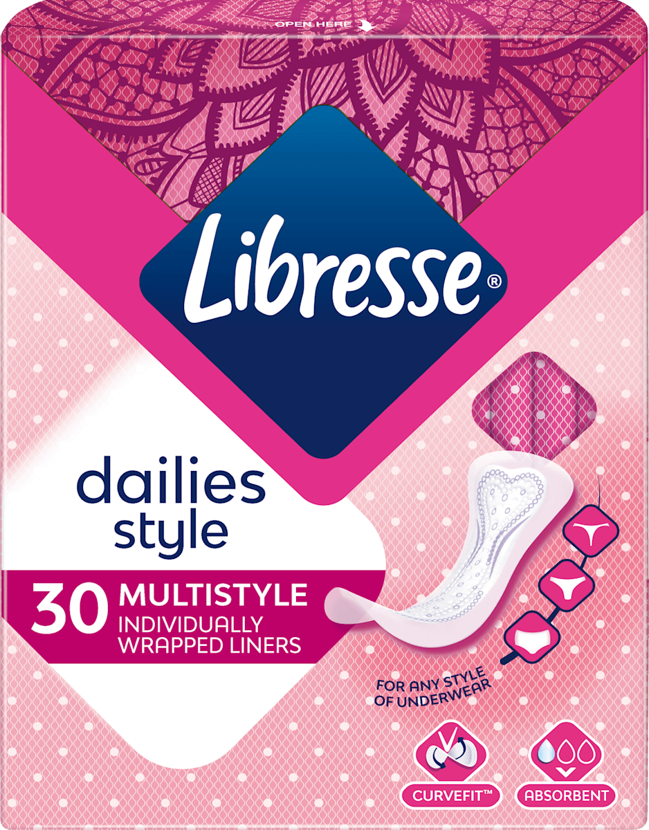Libresse Absorbante zilnice multistyle, 30 buc | dm.ro