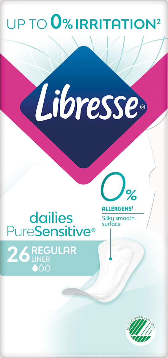 Libresse Pure Sensitive absorbante zilnice, 26 buc | dm.ro