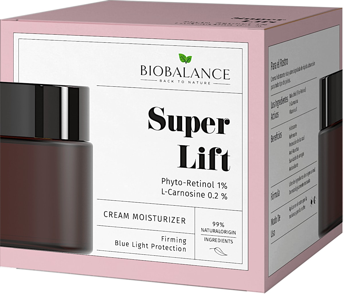 BIOBALANCE Cremă hidratantă cu Fito-Retinol 1% + L-Carnosina 0.2% Super ...