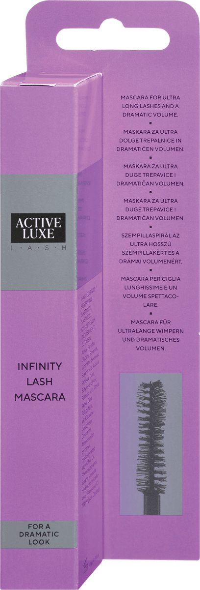 ACTIVE LUXE COSMETICS Maskara Infinity Lash, 10,5 g | dm.si