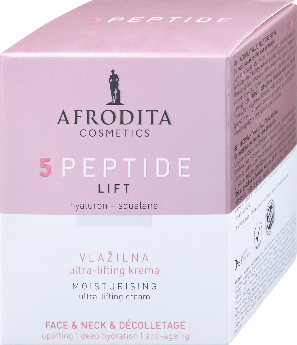 AFRODITA 5 PEPTIDE dnevna hidratantna krema za lice, 50 ml | dm.rs