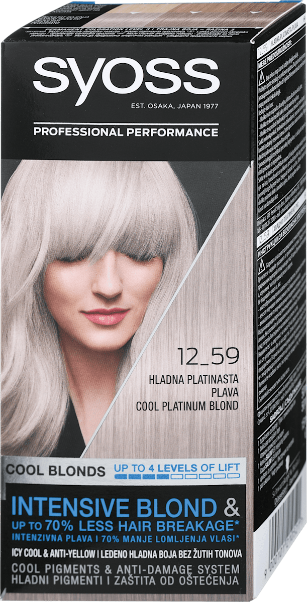 syoss Koncentrirani barvni pigment Intensive Blond 12-59 Hladno ...