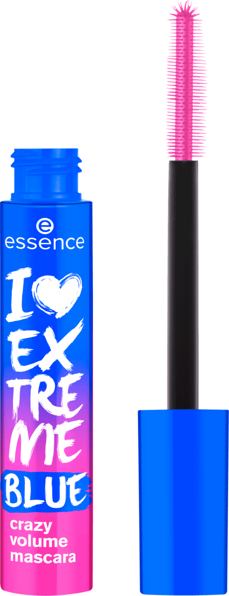 essence I Love Extreme crazy volume maskara – Blue, 12 ml | dm.hr