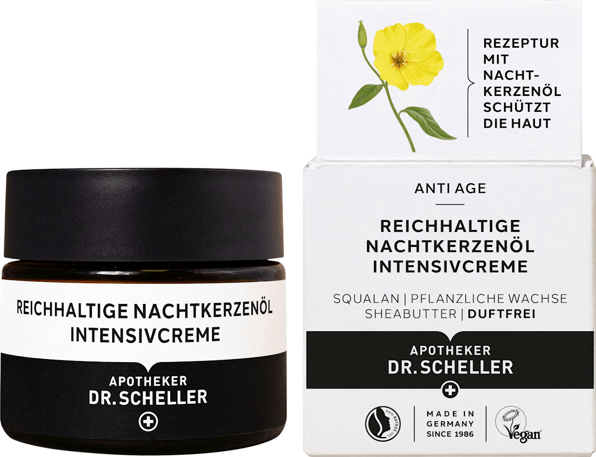 Dr. Scheller Gesichtscreme intensiv, reichhaltige Nachtkerzenöl, 50 ml dauerhaft günstig online ...
