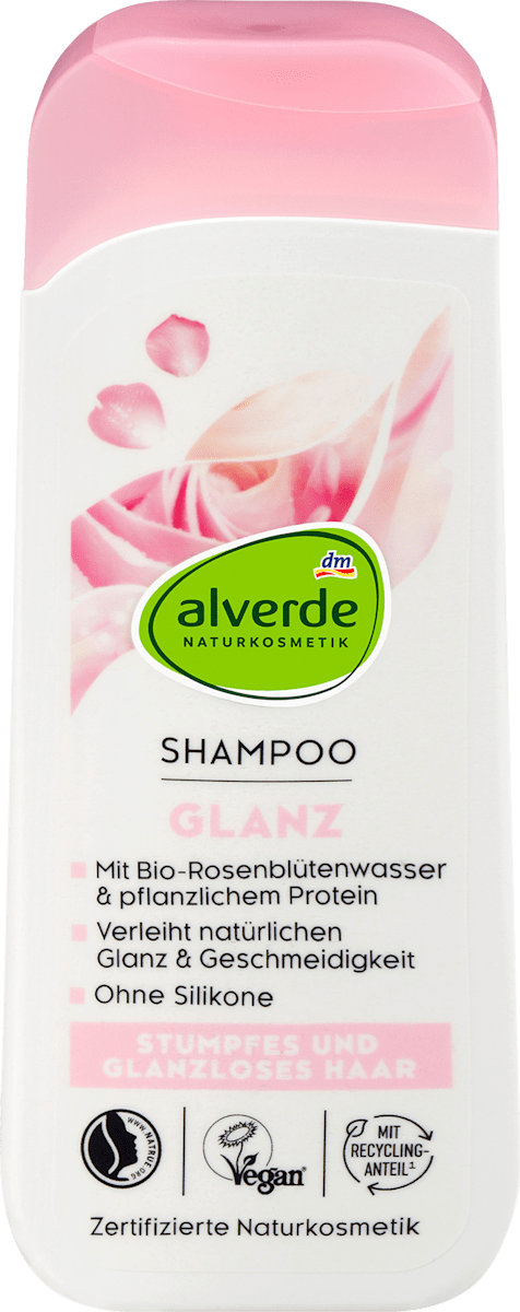 alverde NATURKOSMETIK Shampoo Glanz, 200 ml | dm.at