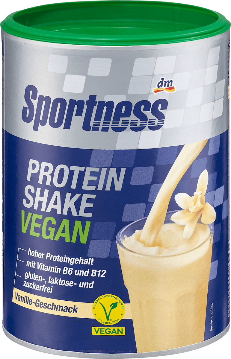 Sportness Proteinpulver, Protein Shake Vegan, Vanille Geschmack, 300 g ...