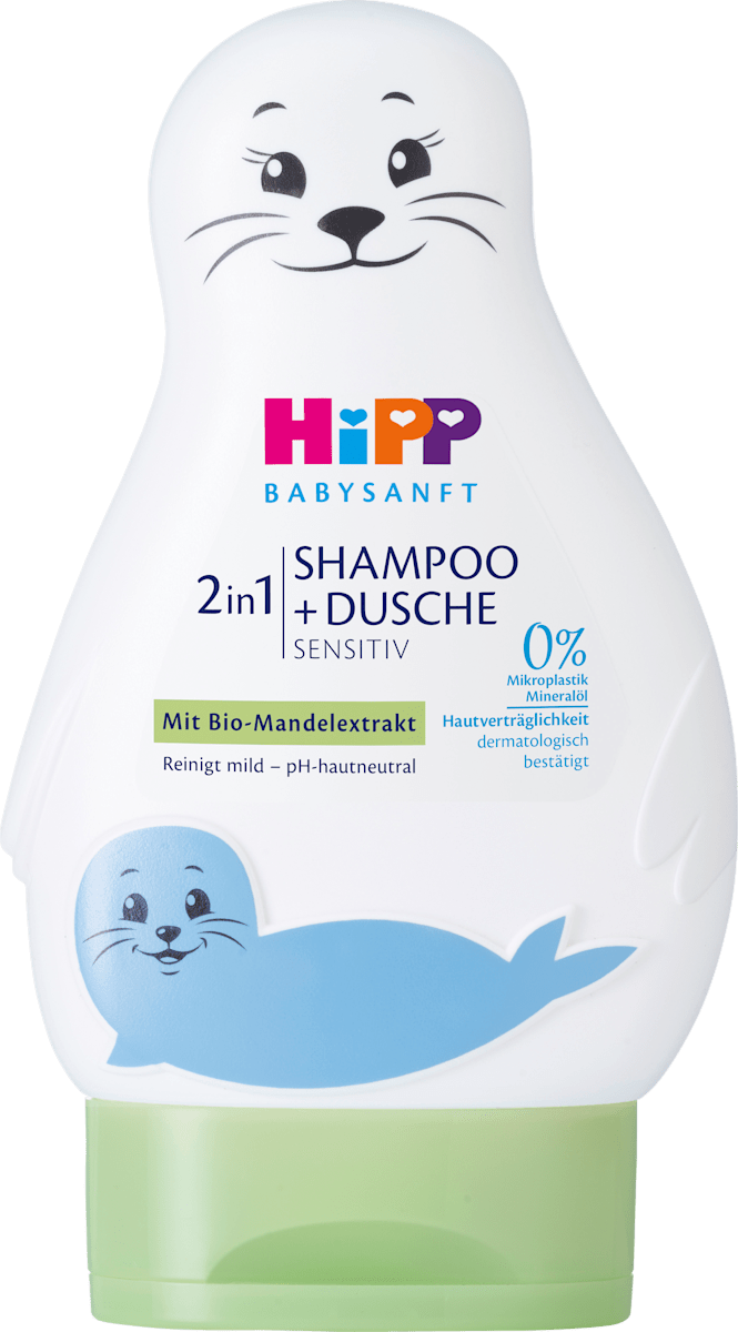 HiPP Babysanft Baby Shampoo & Dusche 2in1 sensitiv, 200 ml dauerhaft ...