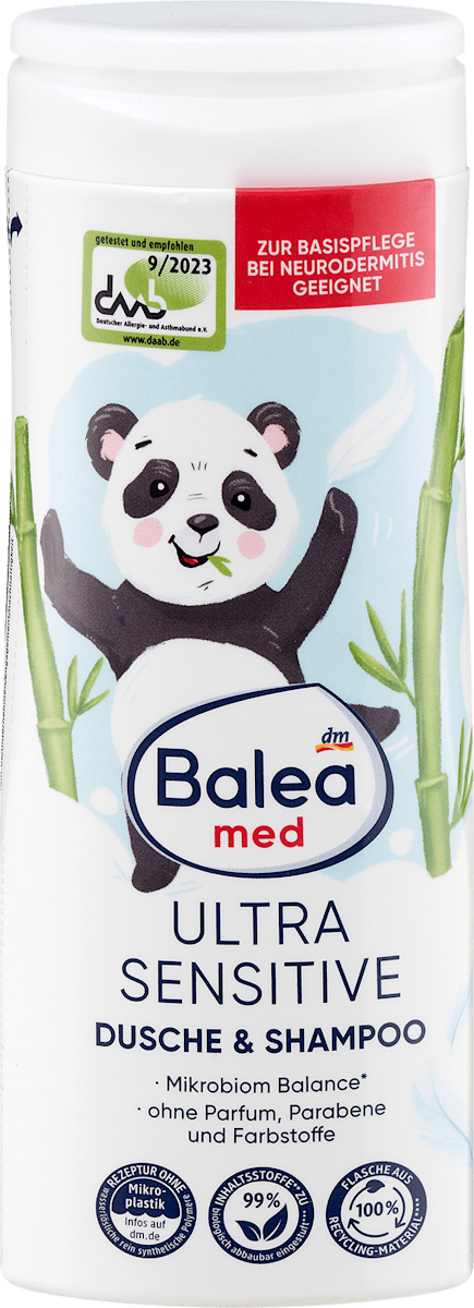 Balea med Ultra Sensitive dječji gel za tuširanje i šampon, 300 ml | dm.hr