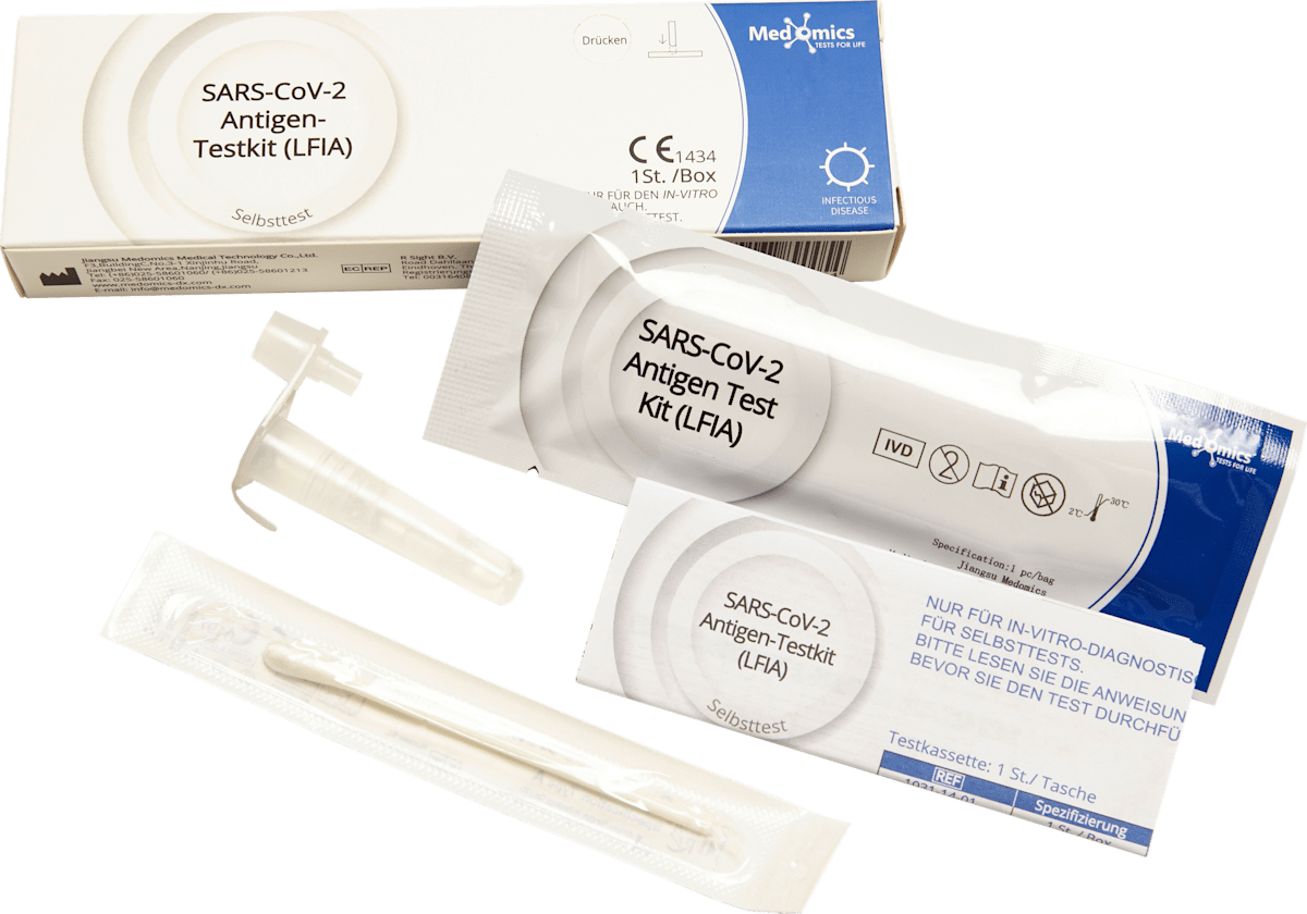 Medomics Corona Schnelltest Selbsttest, 1 St dauerhaft günstig online ...