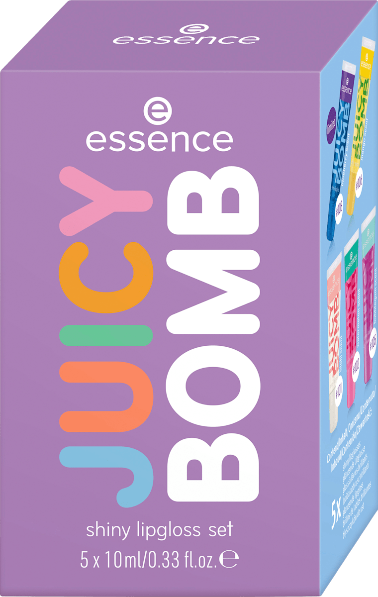 essence Lipgloss Juicy Bomb Set 5tlg 02 Sweet & Glossy!, 1 St dauerhaft ...