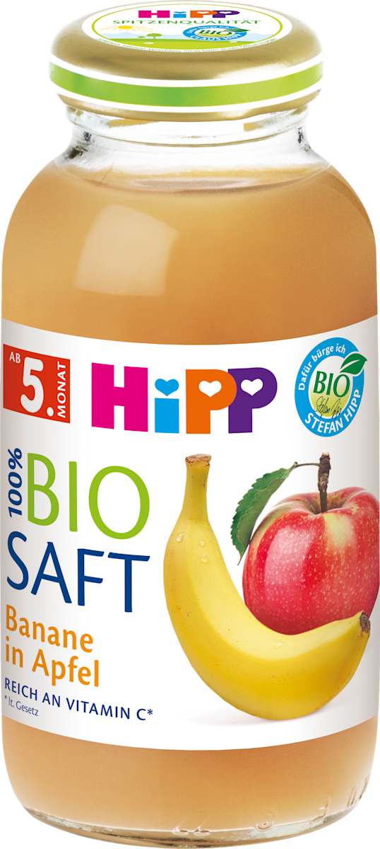 HiPP Saft Banane in Apfel ab dem 5. Monat, 200 ml dauerhaft günstig online kaufen | dm.de