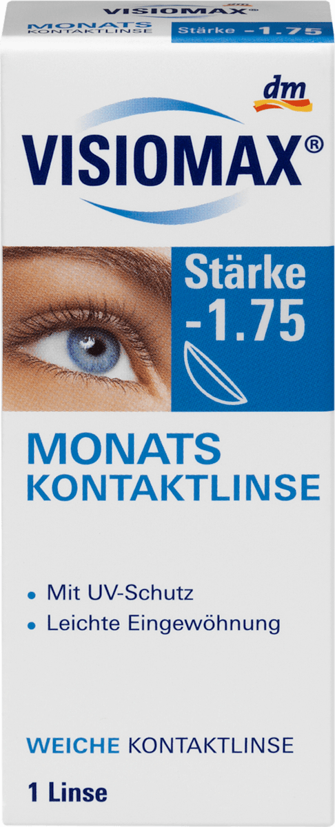 VISIOMAX Monatslinse -1,75, 1 St dauerhaft günstig online kaufen | dm.de