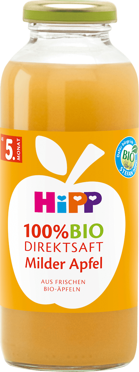 HiPP 100 % Bio Direktsaft Milder Apfel, 330 ml | dm.at