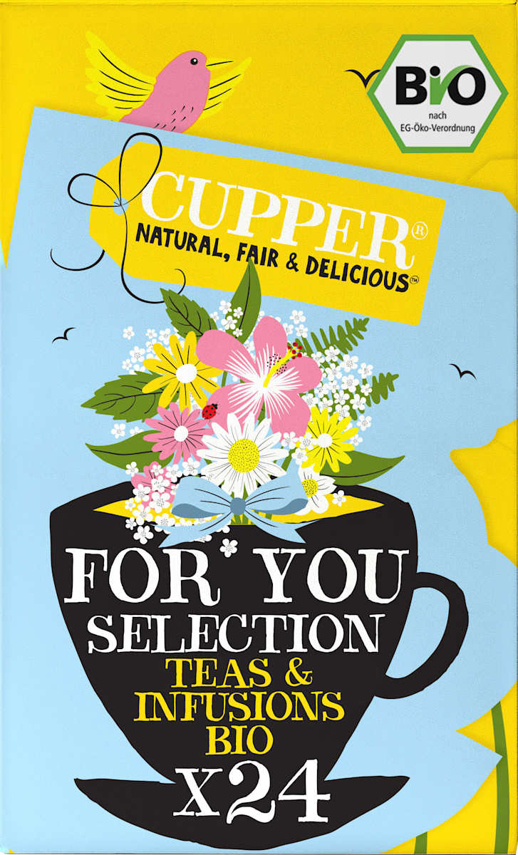 Cupper Tee Selection Box 8 Sorten "For You Selection" (24 Beutel), 43 g ...