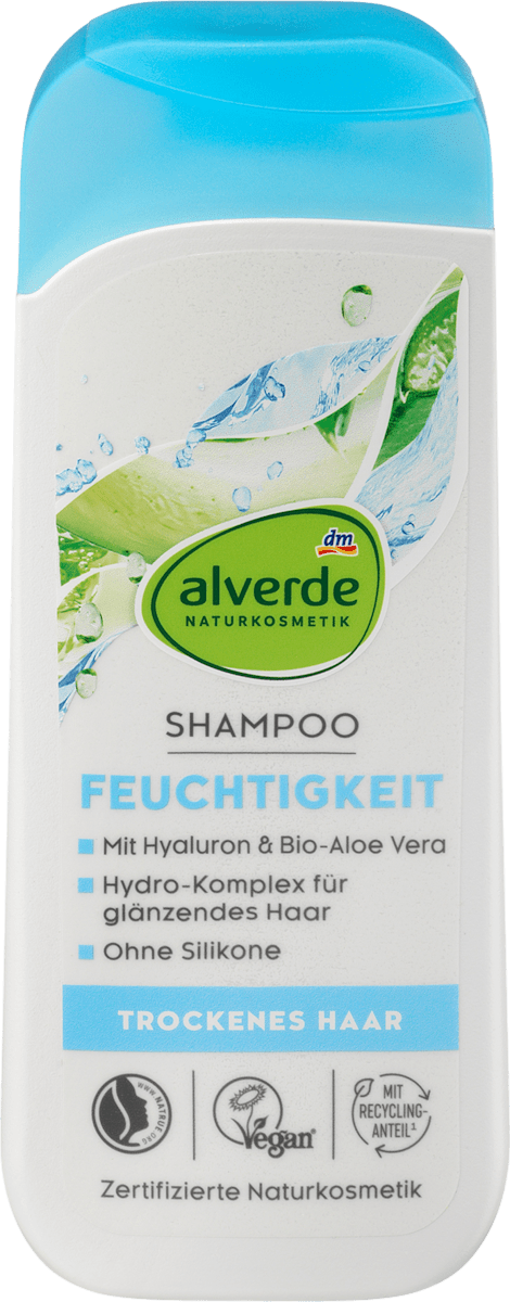 alverde NATURKOSMETIK Shampoo Feuchtigkeit, 200 ml | dm.at