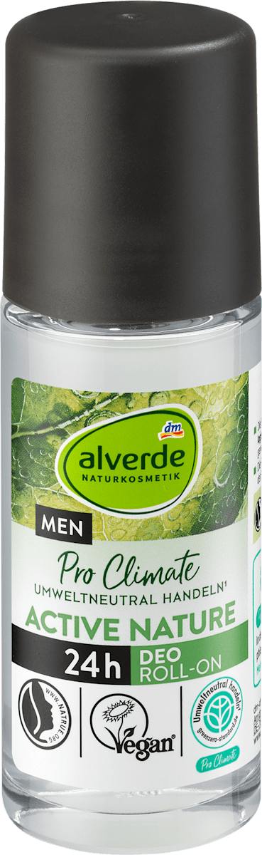 alverde NATURKOSMETIK MEN Deo Roll-on Active Nature, 50 ml | dm.si